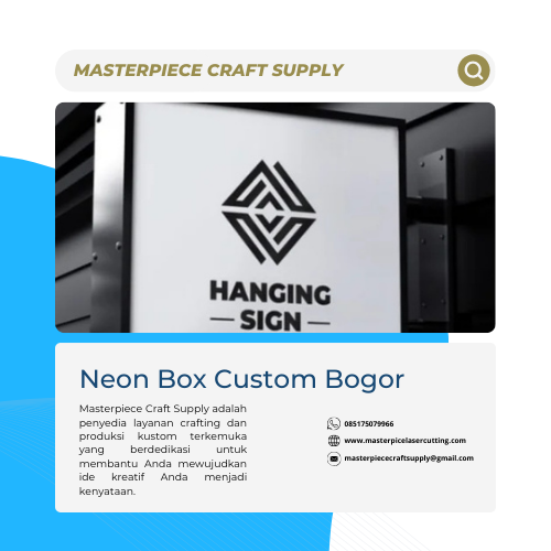 Jasa Pembuatan Neon Box Custom di Termurah Bogor